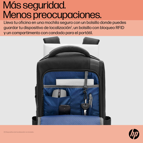 Mochila Hp Renew Executive Para Laptop 16" Negro 6B8Y1Aa