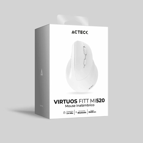 Mouse Ergonómico Acteck Óptico Virtuos Fitt Mi520 7 Botones Inalámbrico ...
