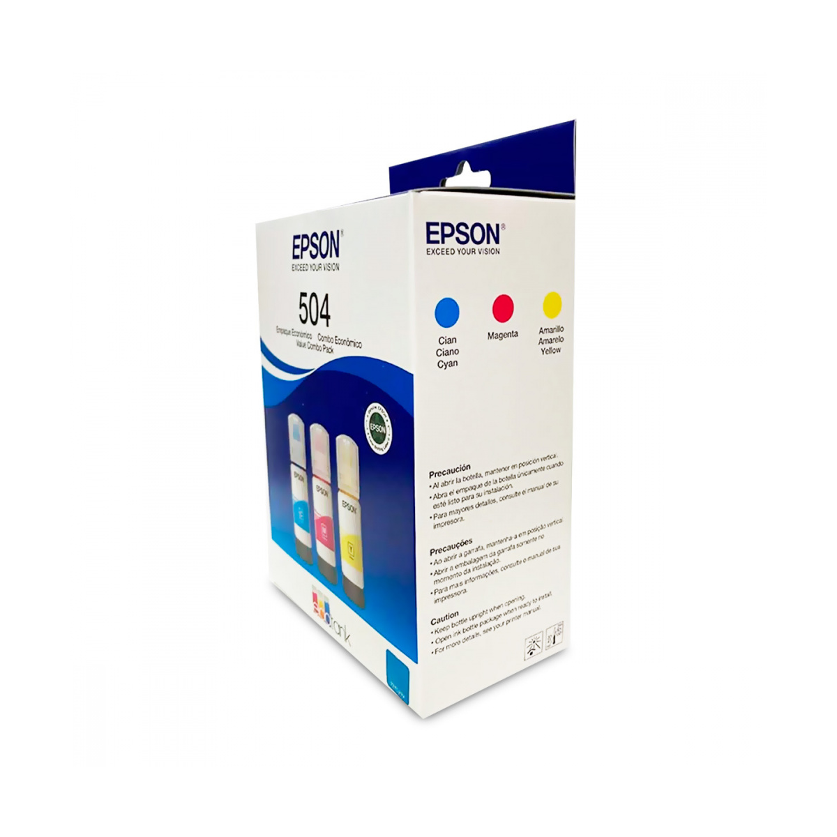 EPSON - Paquete De Tintas Multicolor Epson Cian / Magenta / Amarillo