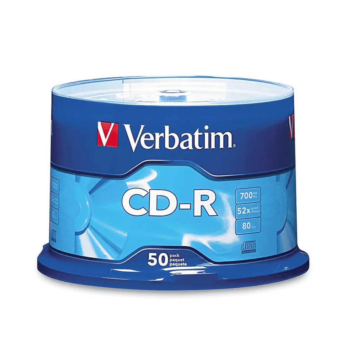 Disco Compacto Verbatim Cdr 52X 700Mb Caja 50 Piezas Vb94691
